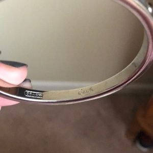 Coach | Jewelry | Coach Silver Bangle | Poshmark